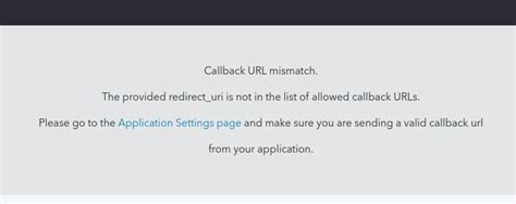 Callback Url Mismatch Error Auth0 Community