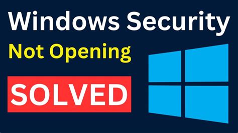 How To Fix Windows Security Not Opening In Windows Fix Windows Security Not Working