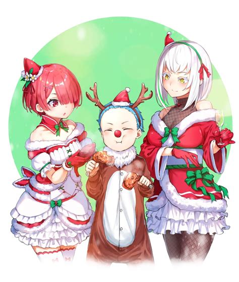 Ram Natsuki Rigel And Zarestia Re Zero Kara Hajimeru Isekai Seikatsu And 2 More Drawn By M