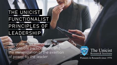 The Unicist Functionalist Approach To Leadership In Adaptive Environments