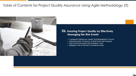 Project Quality Assurance Using Agile Methodology It Powerpoint Presentation Slides