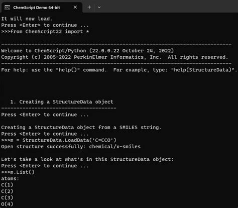 Activation Required When Using Python Version Of Chemscript · Issue 15