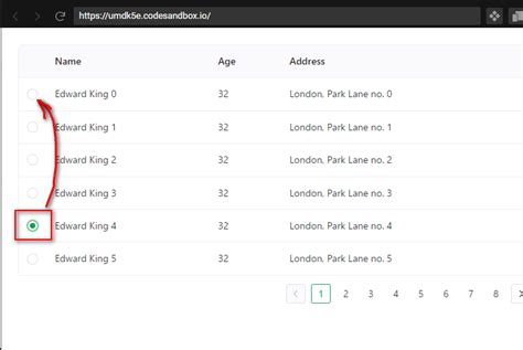 I Cant Set The First Row Of The Data Table To Be Selected Data Table By Single Selection
