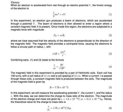 Solved Theory When An Electron Is Accelerated From Rest