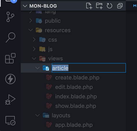comment créer un blog avec laravel et mysql
