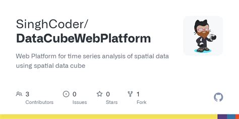 GitHub SinghCoder DataCubeWebPlatform Web Platform For Time Series Analysis Of Spatial Data