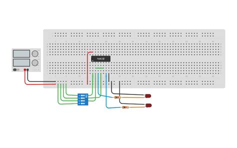 Circuit Design Encoder Tinkercad