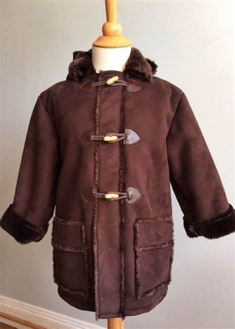 Vintage Faux Sheepskin Coat Gem