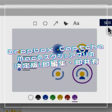 【dropbox Captcha】画面キャプチャの瞬間編集と共有が可能なスクショアプリの決定版 あなたのスイッチを押すブログ