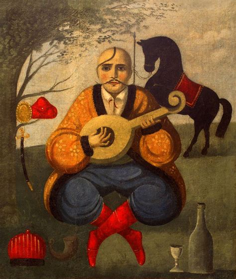 Народна картина Козак Мамай фрагмент автор невідомий 19 ст Полтавщина Збірка НЦНК Музей