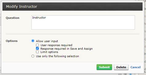 save and assign activity settings