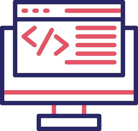 Web Programming Vector Icon 36731968 Vector Art At Vecteezy