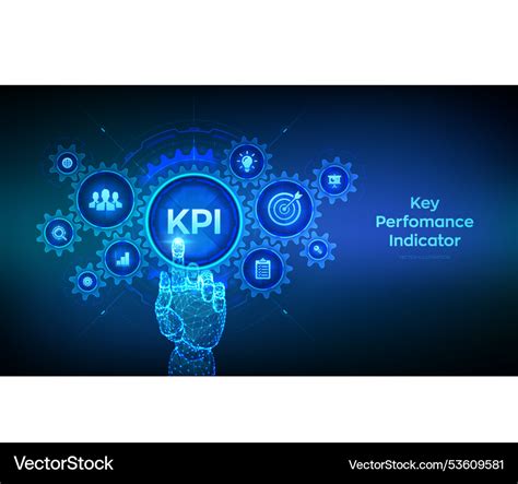 Kpi Key Performance Indicator Business Royalty Free Vector