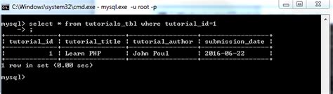 Learn Mysql Queries With Examples