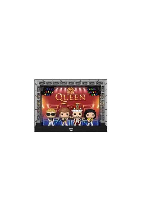 Queen Pop Moments Deluxe Vinyl Figures 4 Pack Wembley Stadium Hesemans