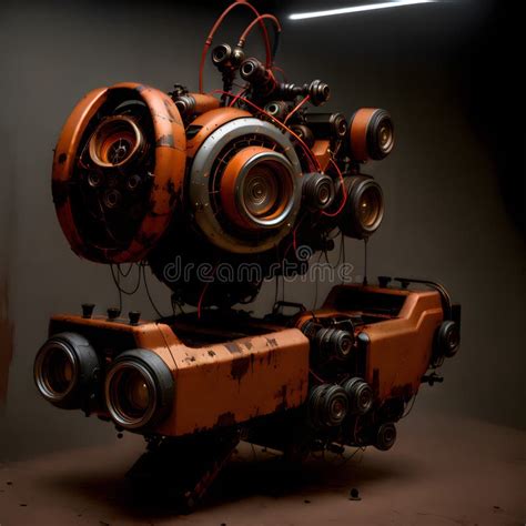 An Intricate And Complex Machine Stock Image Image Of Artistic Device 306870073
