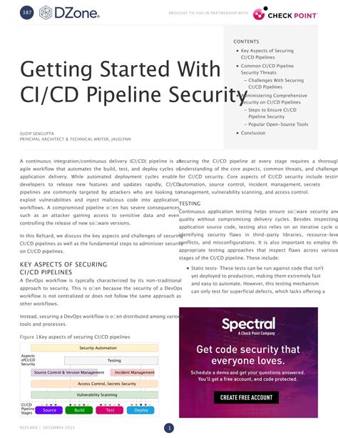 Getting Started With Ci Cd Pipeline Security