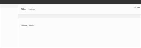 Site Contents Does Not Display In Modern View Only In Classic View