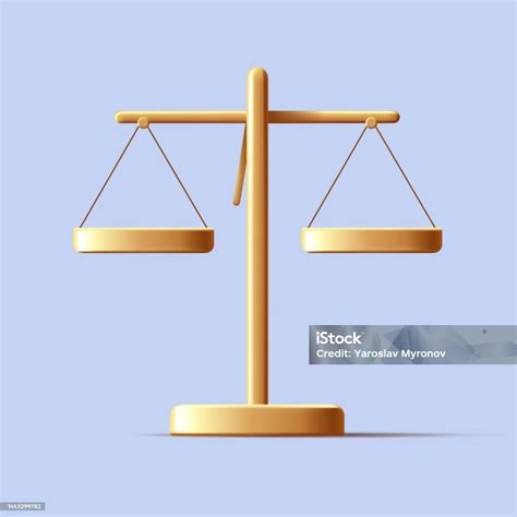 현실적인 정의 황금 3d 비늘 법률 균형 기호 고립 된 아이콘 디자인 벡터 일러스트 레이 션 심판관에 대한 스톡 벡터 아트 및 기타 이미지 Istock