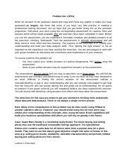 PS SSII Docx Problem Set PS Write Out Answers To The Questions Asked And Copy And