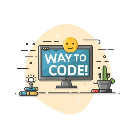 Logo Design For Way To Code Modern Computer Theme With Inspiring Typography For The Internet