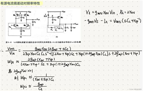 拉扎维模拟cmos集成电路第六章《放大器的频率特性》 Csdn博客