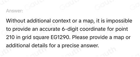Solved What Is The Most Accurate 6 Digit Coordinate To Point 210 In