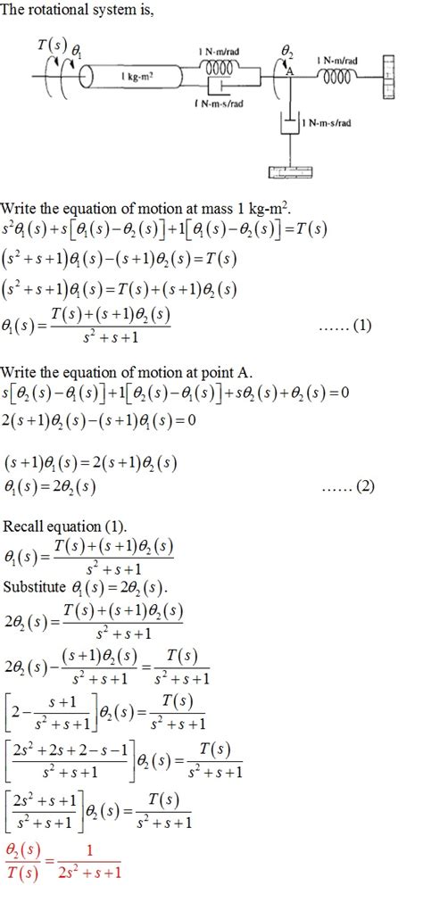 Solved Find The Transfer Function Gs Fix Image Problem Thanks