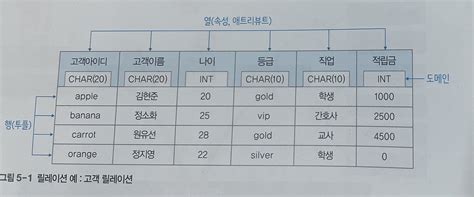 Db 데이터베이스 개론 정리노트 5 관계 데이터 모델