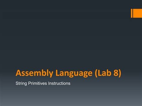 8086 string instructions pdf programming languages computing