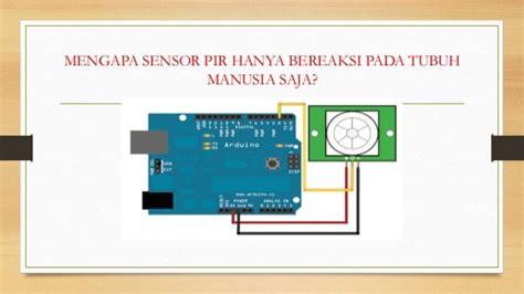 Pendeteksi Gerakan Manusia Sensor Pir Dan Arduino