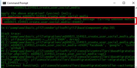 Yii How To Make Field Enum Migration Yii2 Stack Overflow
