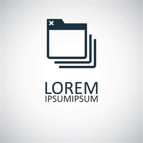 Premium Vector Browser Tab Icon