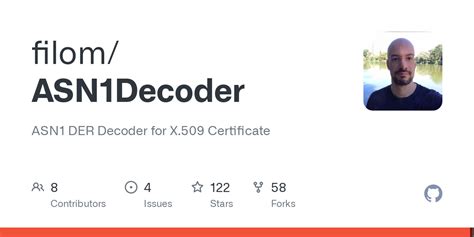Github Filomasn1decoder Asn1 Der Decoder For X509 Certificate
