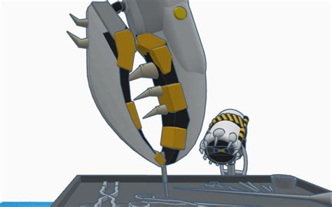 3d Design Murder Drones Absolute Solver Camera Claw 3d Printable