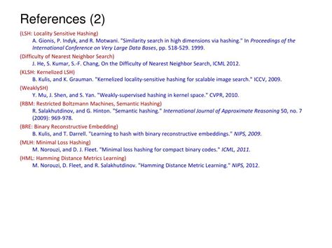 ppt recent advances of compact hashing for large scale visual search