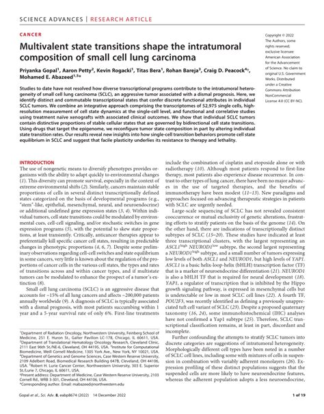 Pdf Multivalent State Transitions Shape The Intratumoral Composition