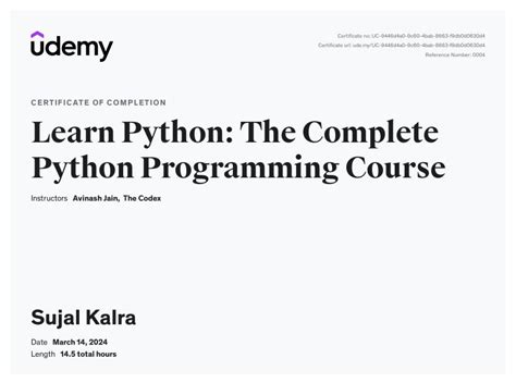 Sujal Kalra On Linkedin Python Certified Programmingjourney
