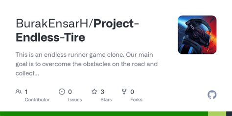 Github Burakensarhproject Endless Tire This Is An Endless Runner Game Clone Our Main Goal