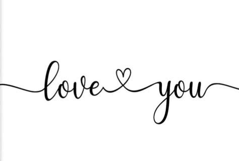 I Love You In Cursive