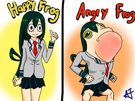 Tsuyu Asui Happy Angry By Wasabi And Molasses On Deviantart