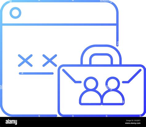 Corporate Password Gradient Linear Vector Icon Stock Vector Image And Art Alamy