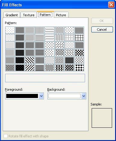Changing The Pattern Used In A Data Series Microsoft Excel