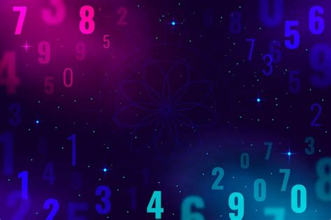 Numbers Background Wallpaper