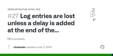 Log Entries Are Lost Unless A Delay Is Added At The End Of The Execution For Async Task Method