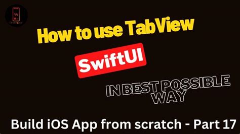 Nilesh Jha On Linkedin Build Ios App From Scratch Part 17 How To Use Tabview In Proper Way In