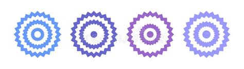 Circle Design Element Abstract Geometric Rotation Pattern Stock Vector Illustration Of