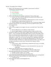 Module 1 Knowledge Check Attempt 2 Docx Module 1 Knowledge Check Attempt 2 1 Which Of The