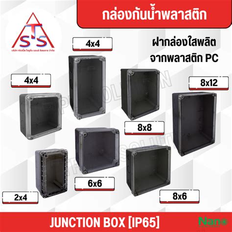 Nano กล่องกันน้ำพลาสติกฝาใส Pc กล่องกันน้ำ กล่องไฟ บล็อกกันน้ำ บล็อค