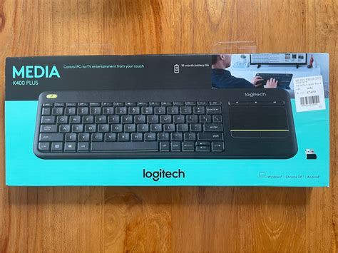 Logitech K400 Plus Wireless Touch Keyboard Computers And Tech Parts And Accessories Computer